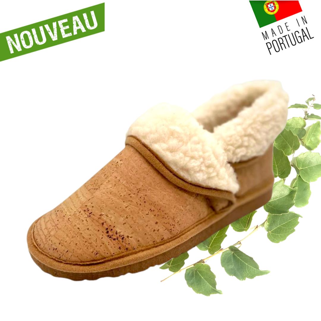 Chaussons en liège naturel légers comme une plume 🪶- Pantoufles liège